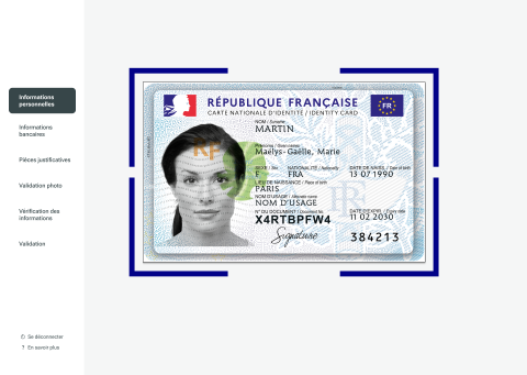 Vérification CNI - Datakeen