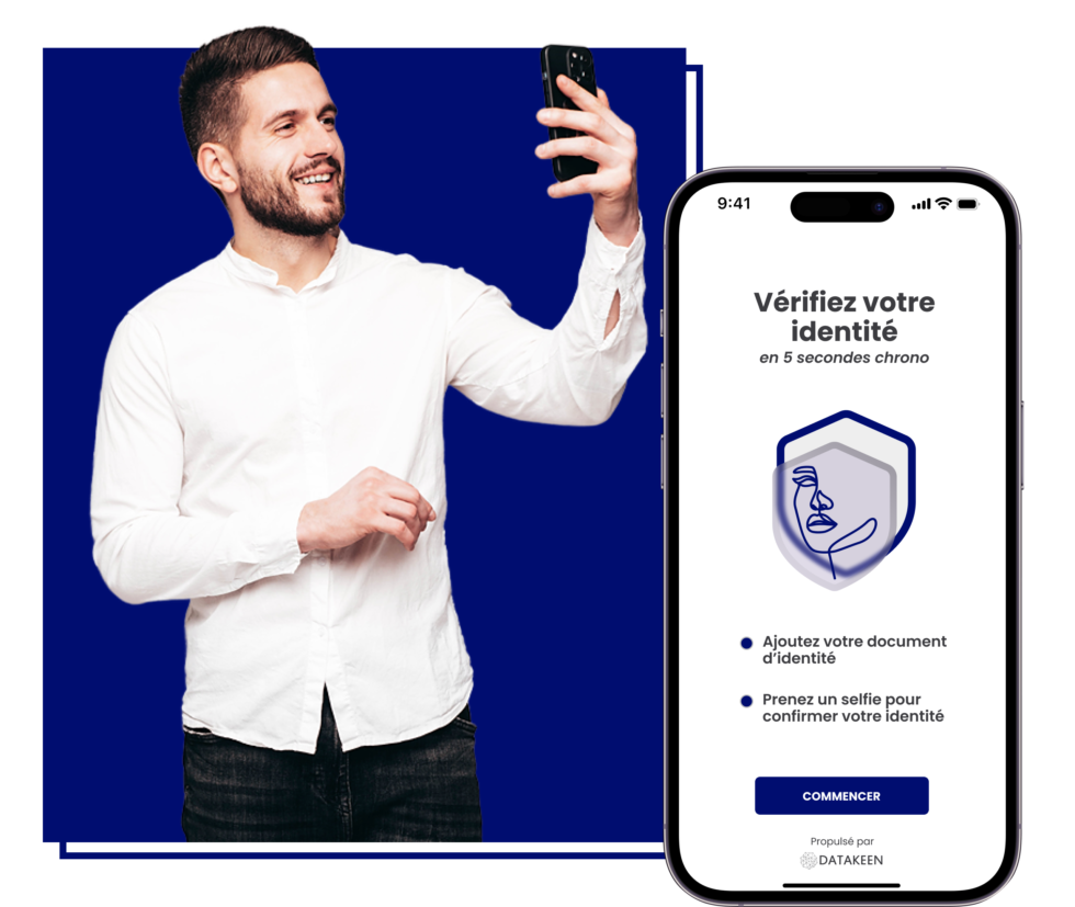 Vérification d'identité en ligne - KYC AML [Essai Gratuit] - Datakeen